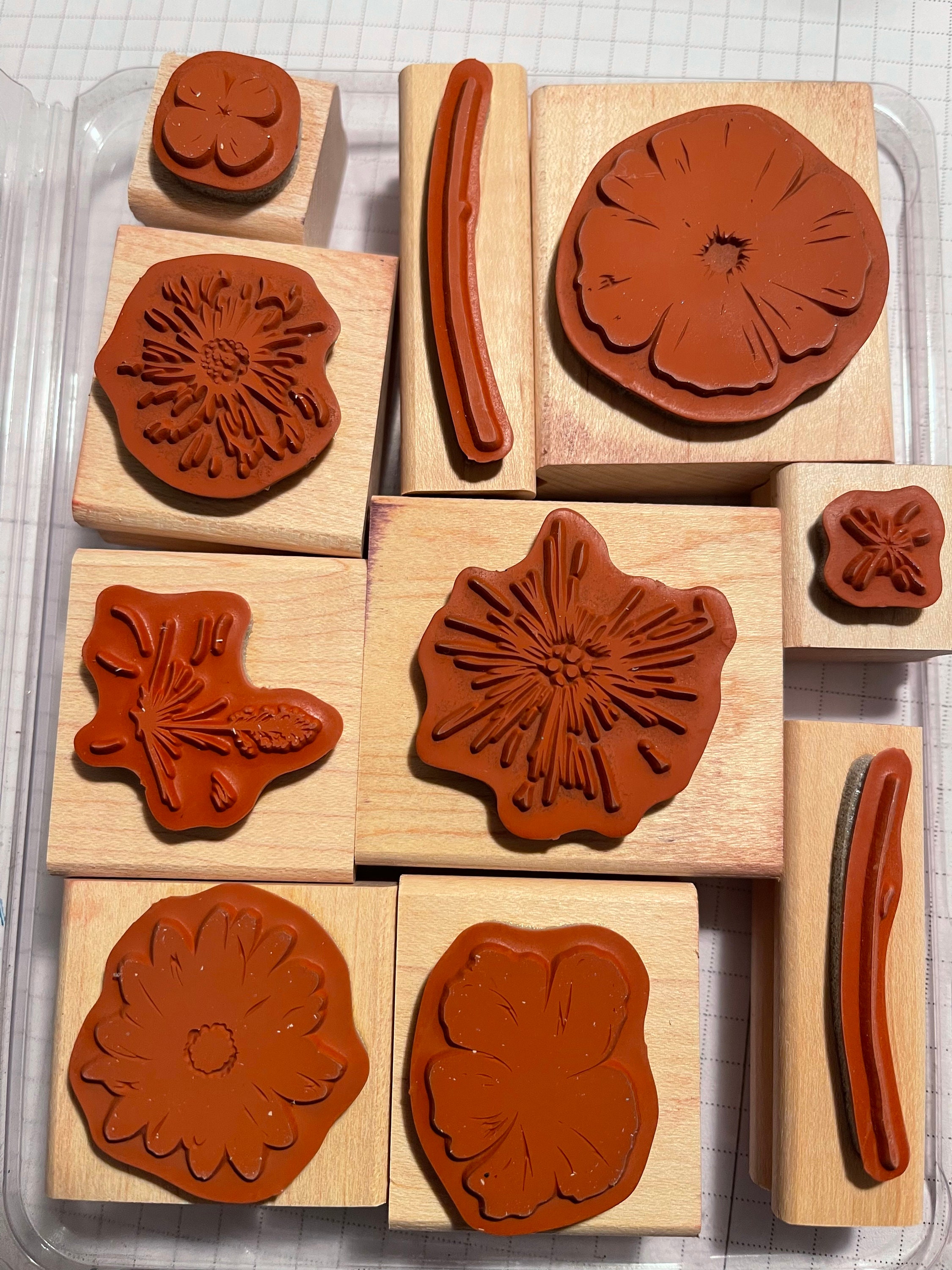 Stampin up Two-step Stampin Greenhouse Garden Wood Mount Stamp - Etsy