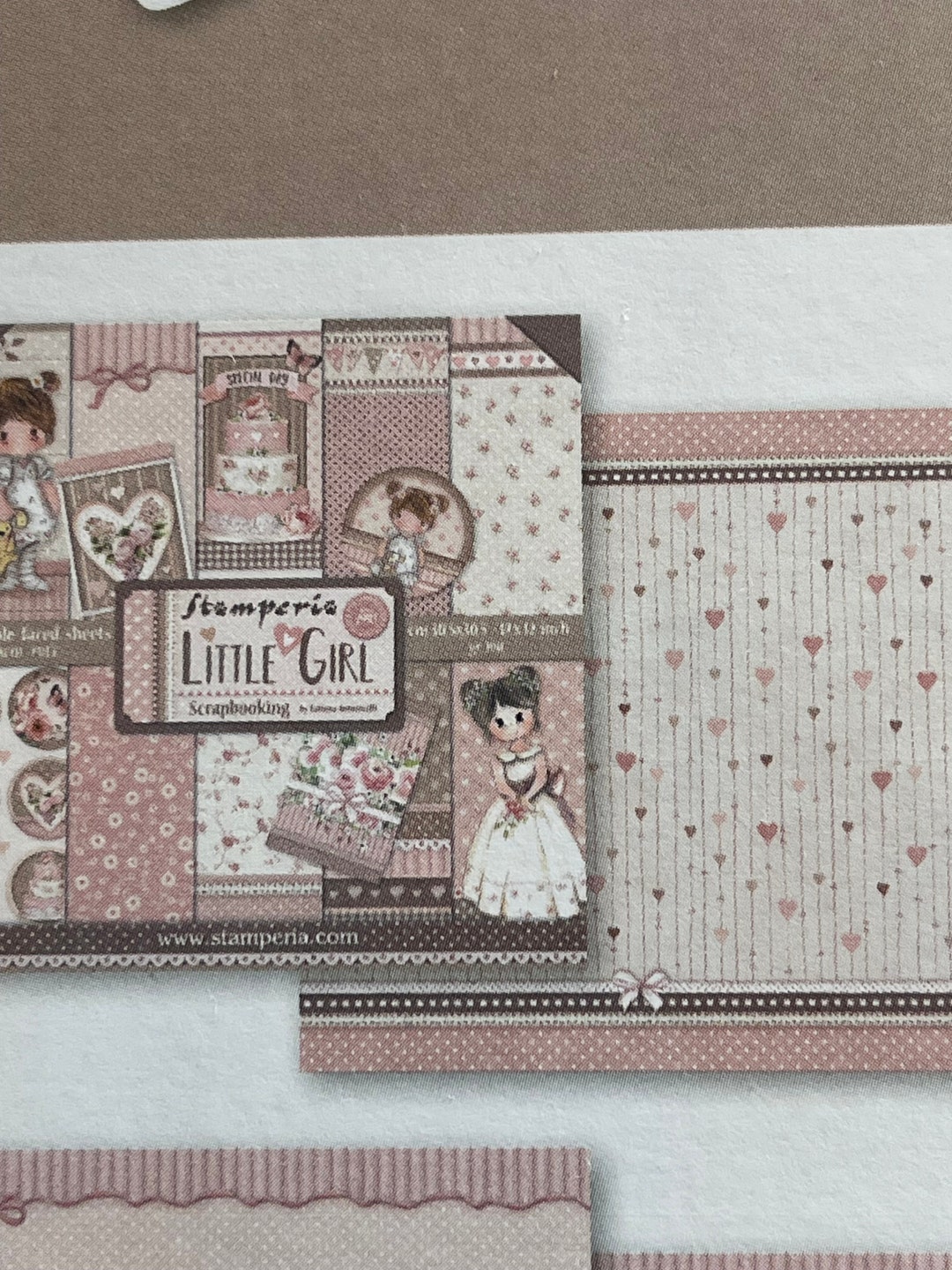 Stamperia Little Girl 12x12 Scrapbook Paper - Etsy