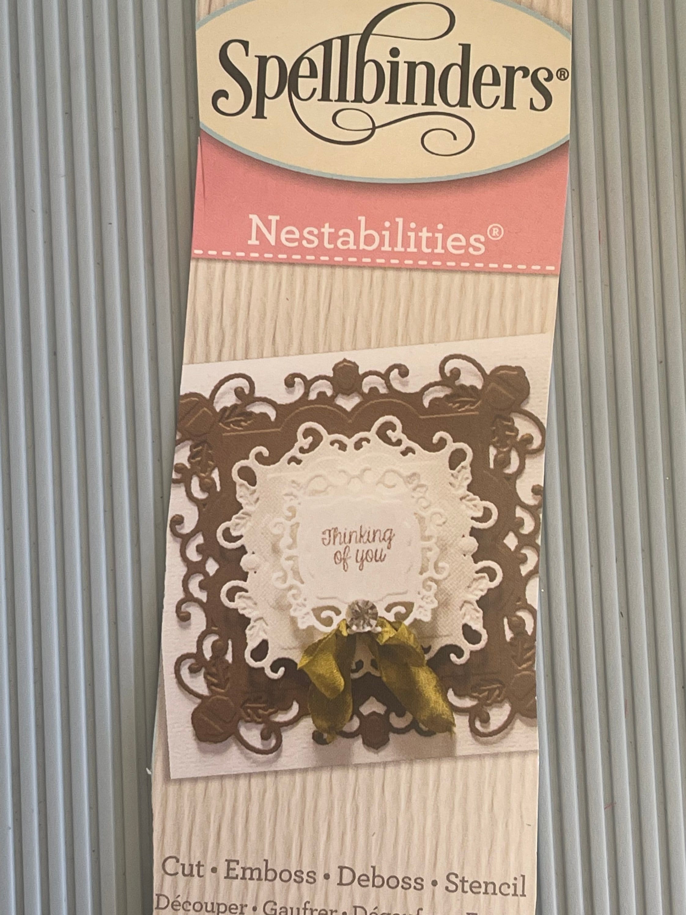 Spellbinders Nestabilities Label 49 Decorative Elements Set of 3 Dies ...