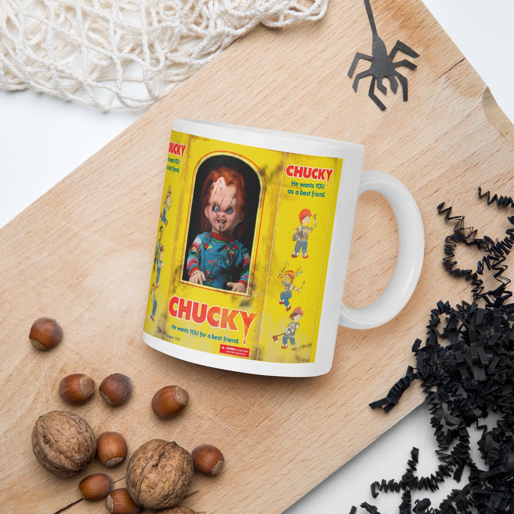 Chucky Doll Box/ Full Wrap 11oz Mug/ Chucky Mug/ Horror Movie - Etsy
