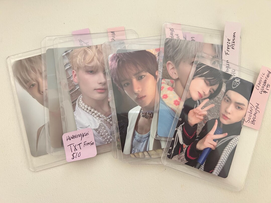 TXT OFFICIAL Photo Cards Freebies Included - Etsy