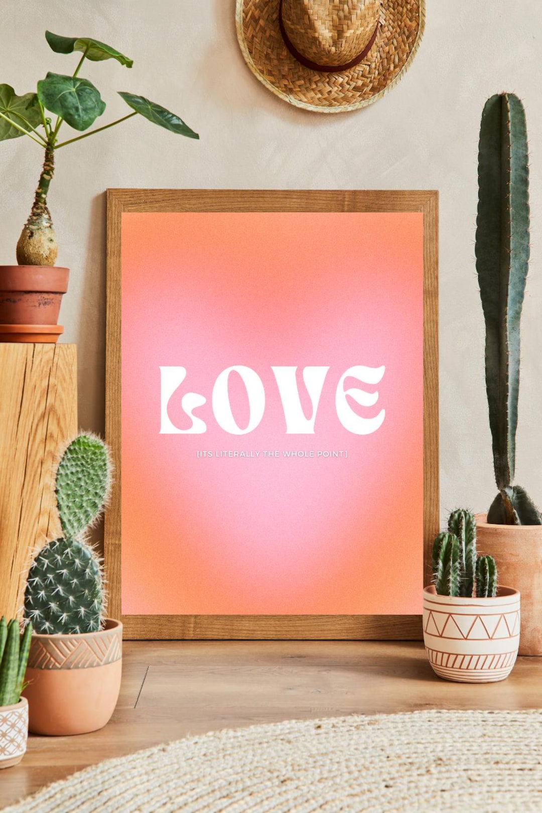 Love Poster Printable Digital Art Quote Download - Etsy