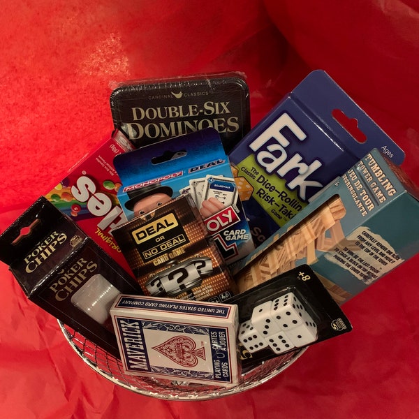 Family Game Night Gift Basket - 60+ Gift Ideas for 2024