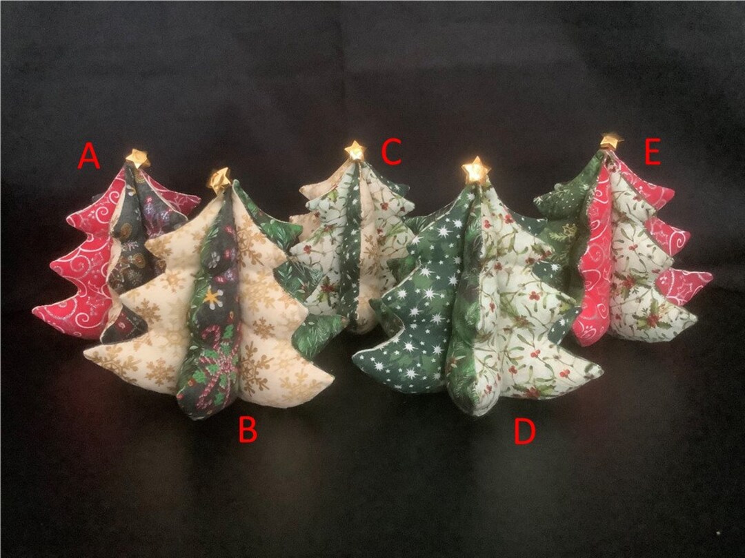 Fabric Christmas Tree, Plush Christmas Tree - Etsy