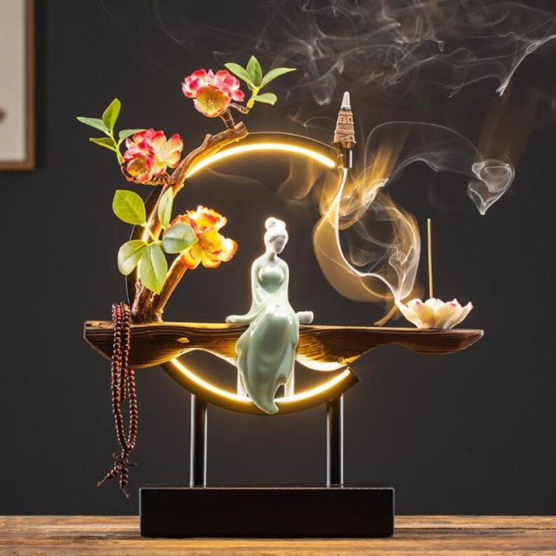 Luxury Incense Burner With Light or Night Lamp CUSTOM Luxury - Etsy