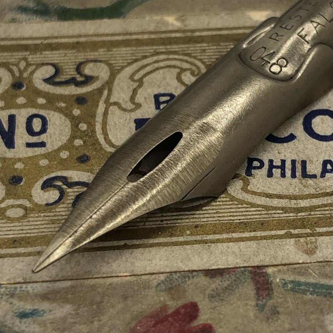 Esterbrook 048 Falcon Pen Nib ANTIQUE Dip Pen Nib 1800s - Etsy