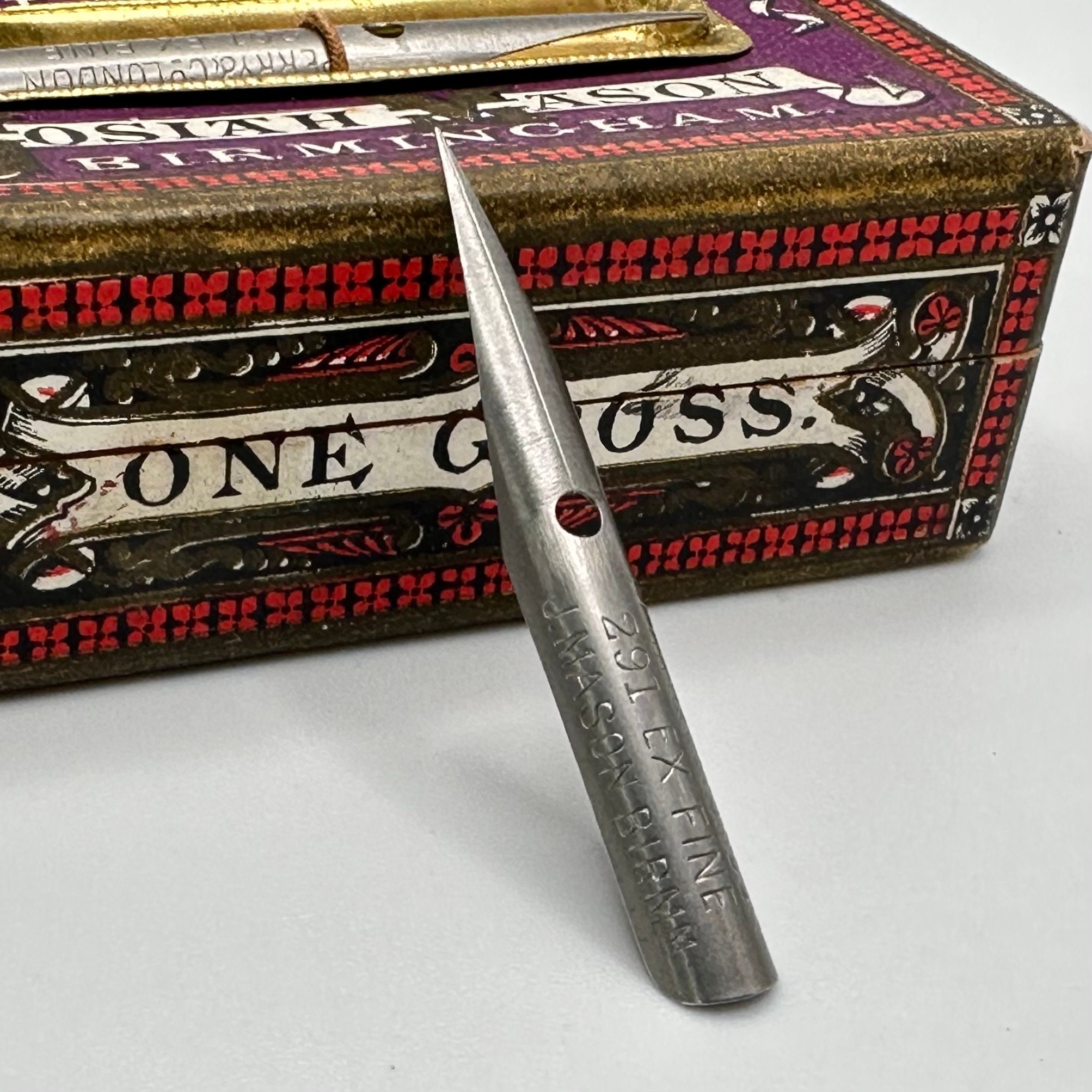 Vintage Perry & Co No. 291 EF Pen Nibs Josiah Mason Dip Pen Nibs Extra ...