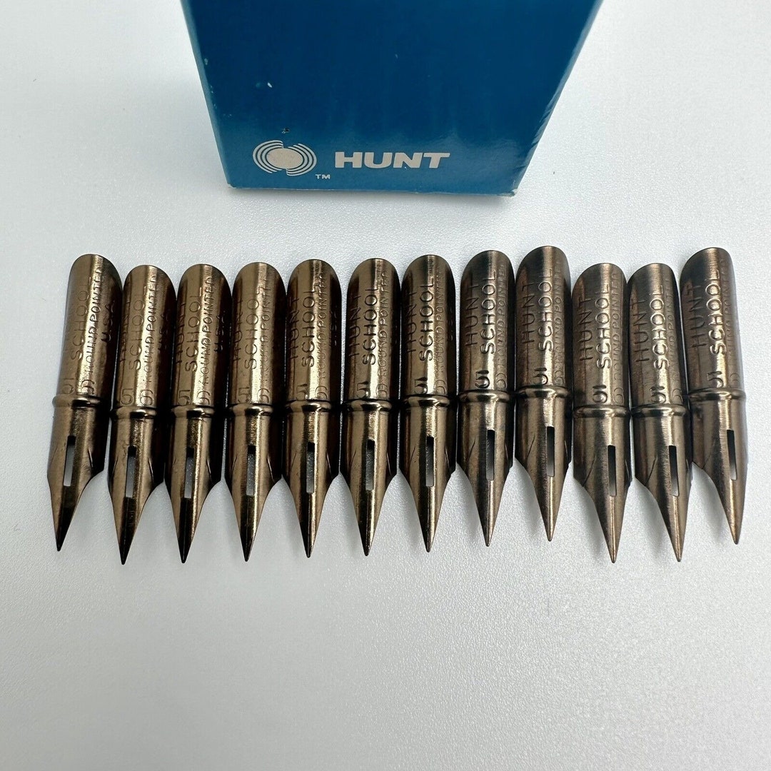 Speedball Hunt Artists' Pen Nibs No. 56 - of 12 New (no Box, From Bulk ...