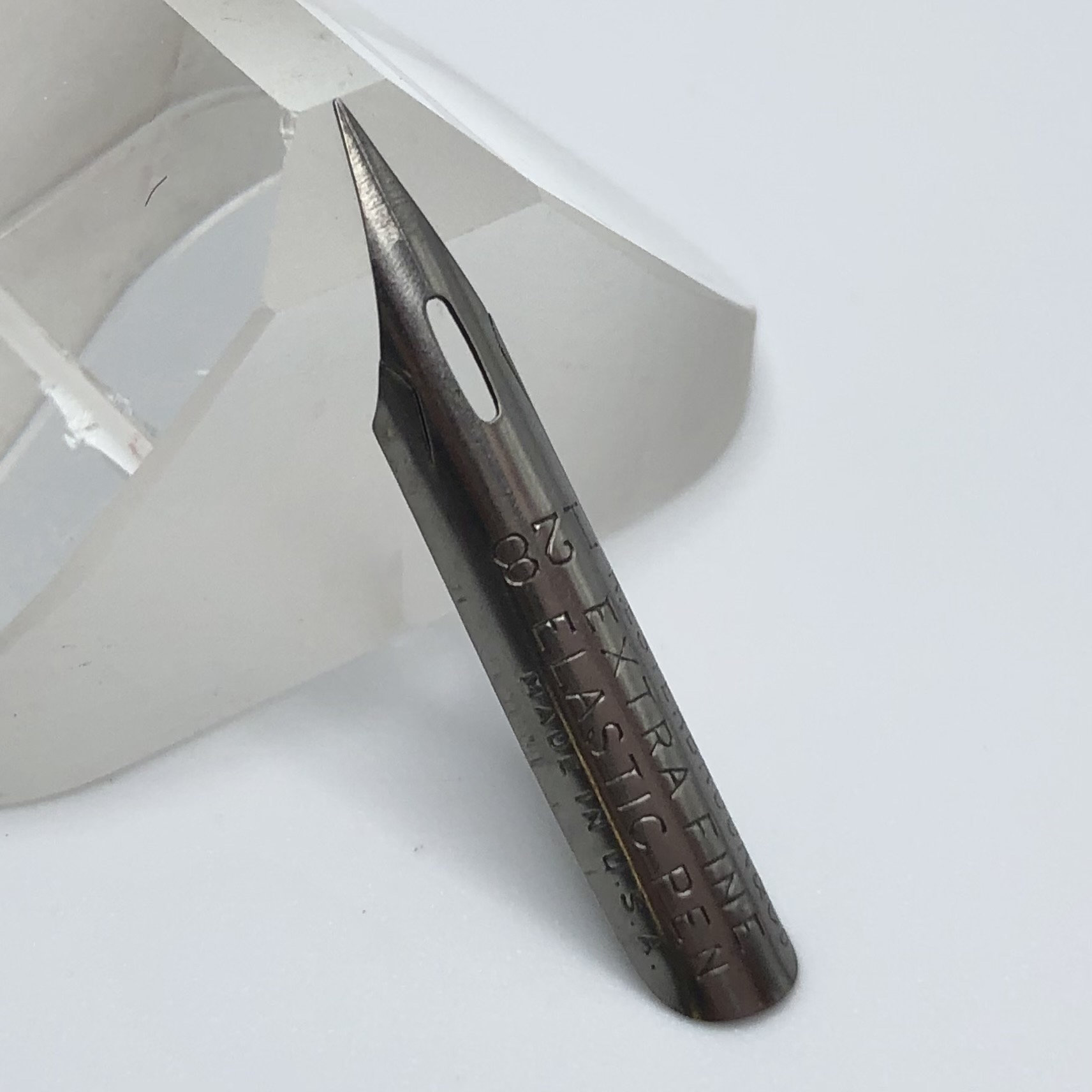 Vintage Esterbrook 128 Extra Fine Elastic Pen Nib for Dip Pen ...