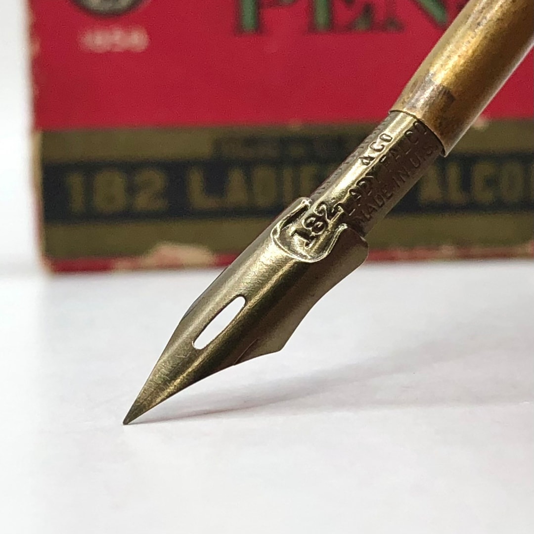Vintage Esterbrook 182 Lady Falcon Pen Nib for Dip Pen Calligraphy - Etsy