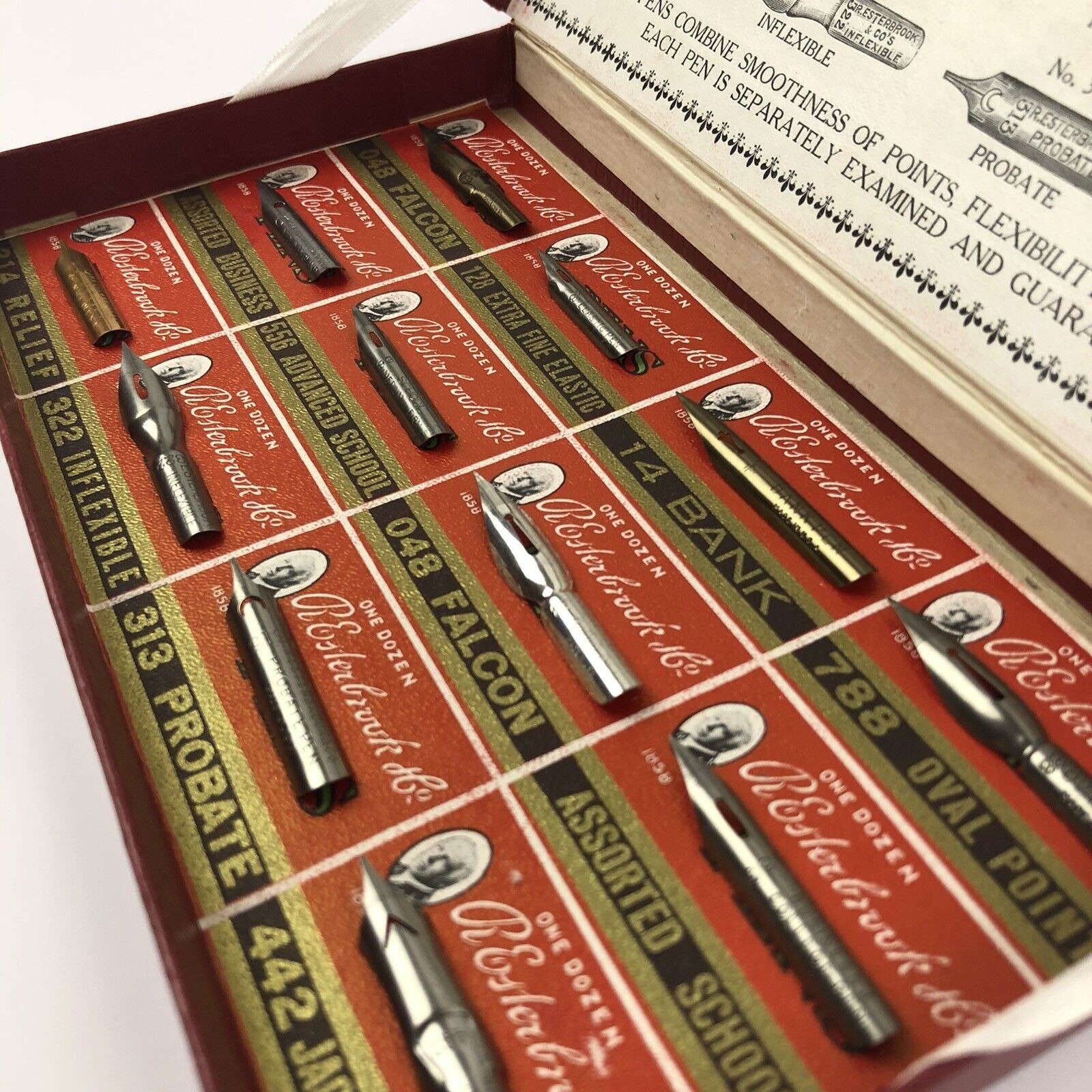 12 Esterbrook Pen Nibs From Assortment 7 NEW Vintage Radio Bank Falcon ...