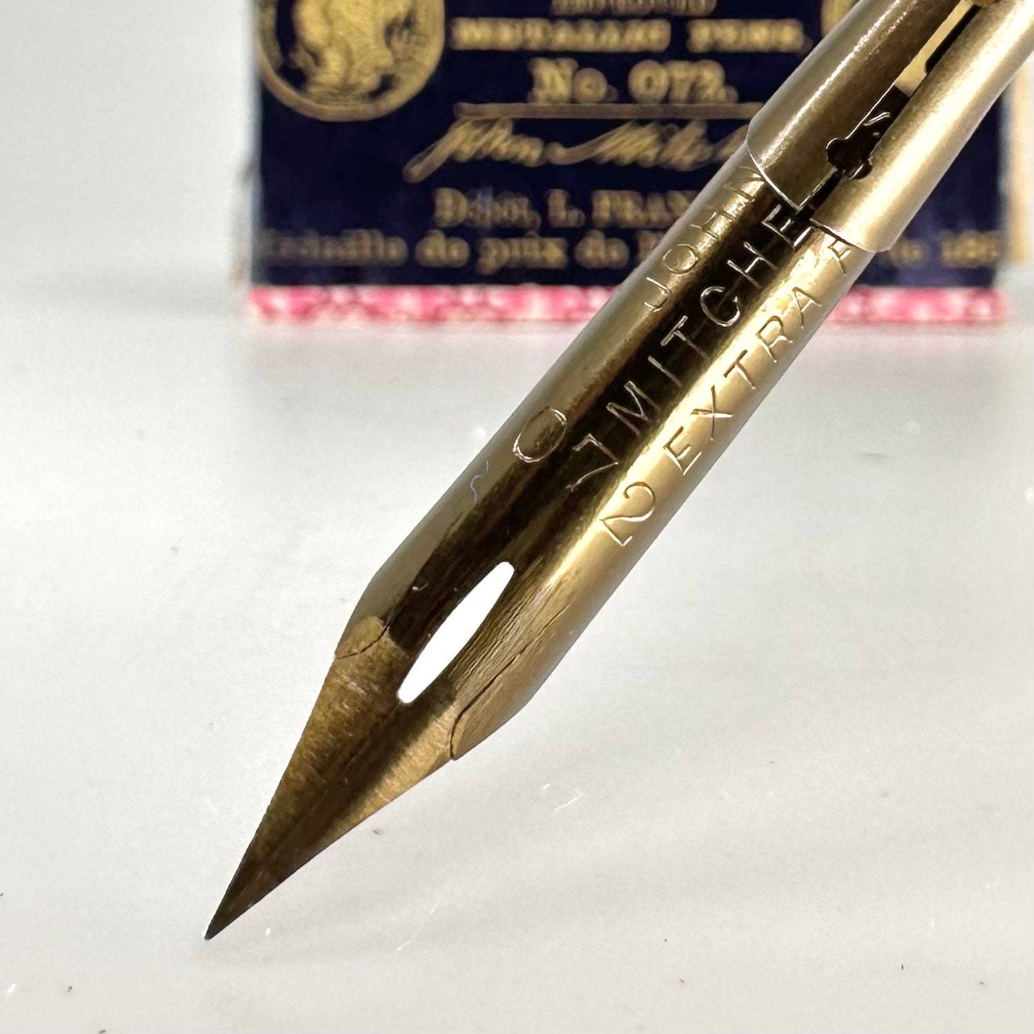 Antique John Mitchell's 072 EF Pen Nib Vtg Calligraphy Dip Pen Nib - Etsy
