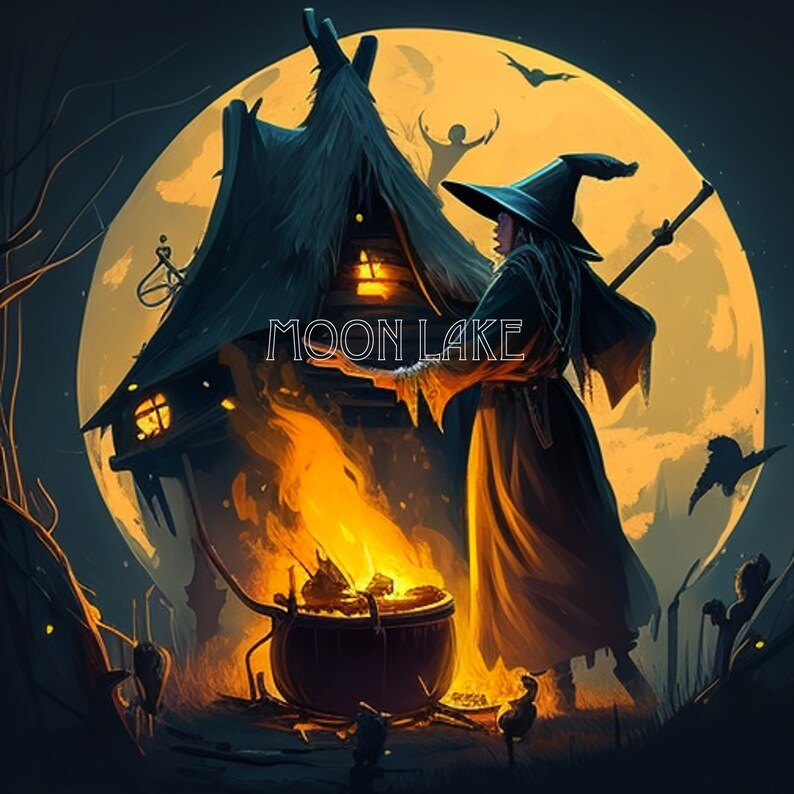 Set of 5 Haunted/witch House Digital Images; Horror Digital Images ...