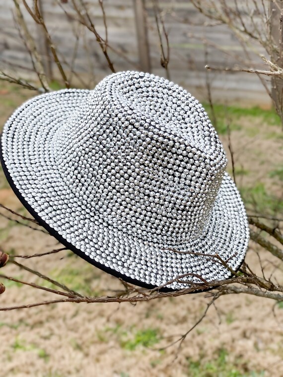 BLING FEDORA HAT Jazz Fedora Hat Vegan Friendly Fedora - Etsy
