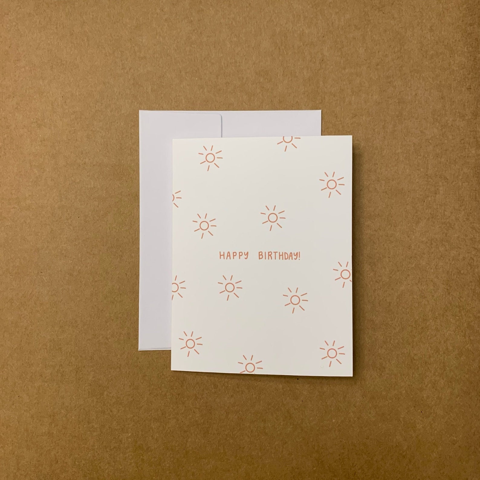 Pink Sunny Birthday Card - Etsy