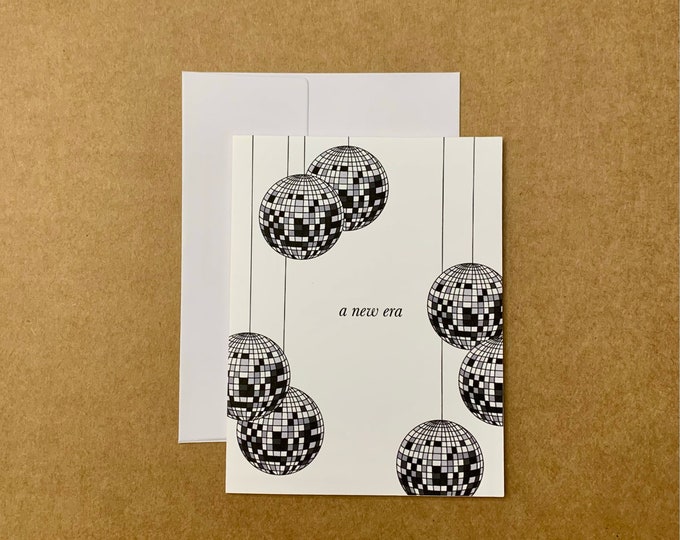 A New Era Disco Card - Etsy