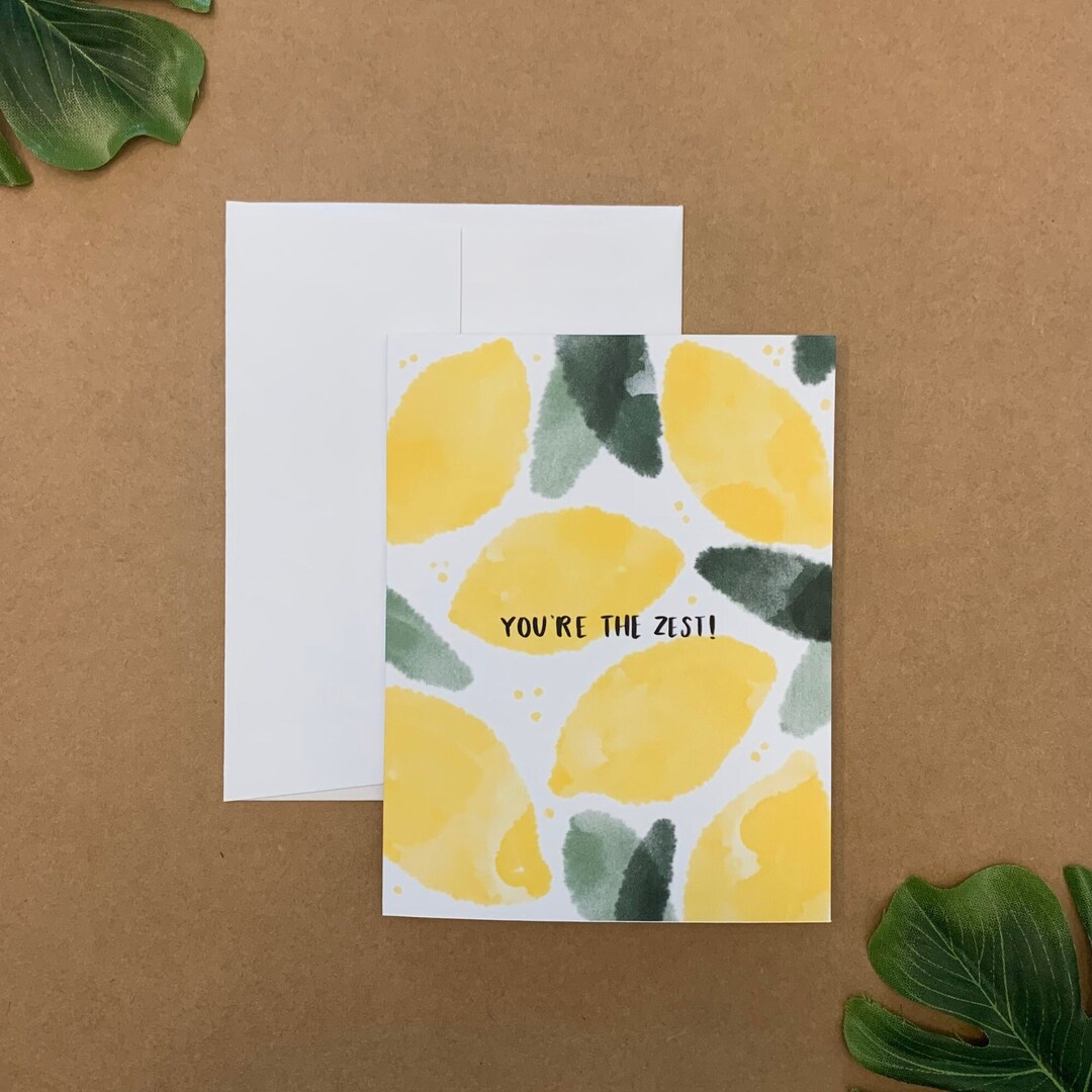 You're the Zest Card - Etsy