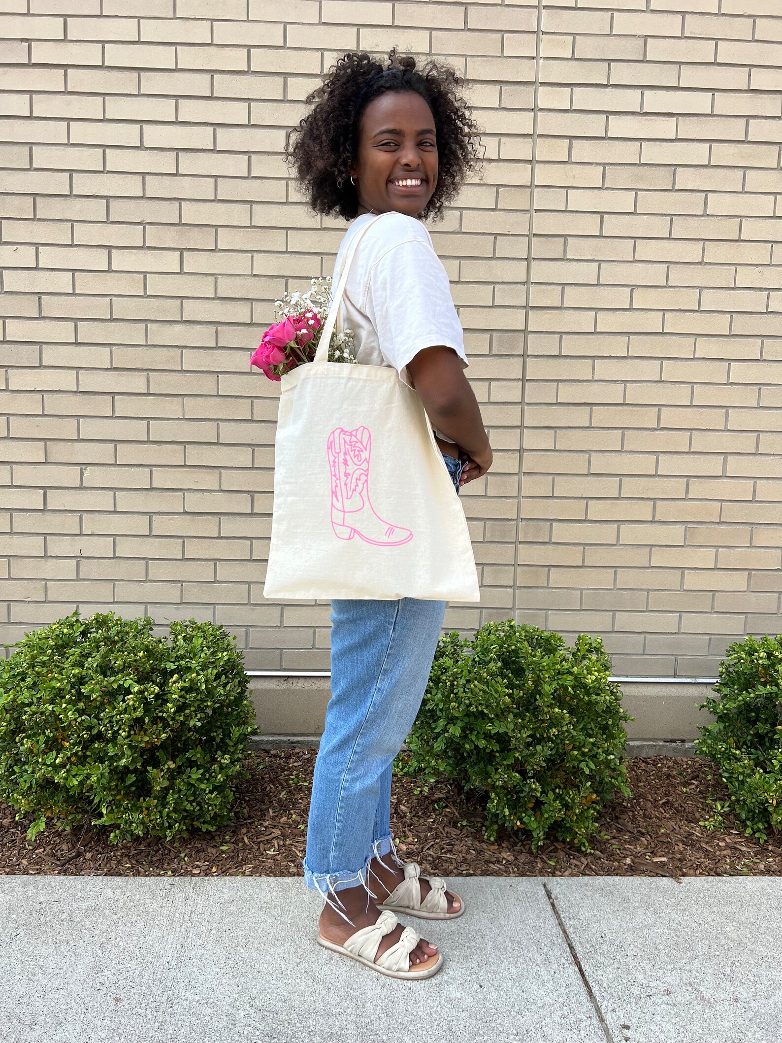 Cowboy Boot Tote Bag! - Etsy