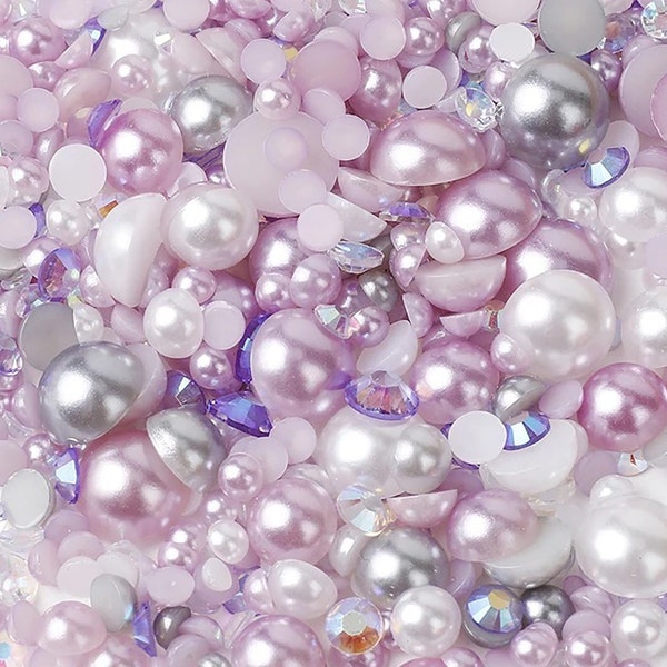 Rhinestone and Pearl - Etsy