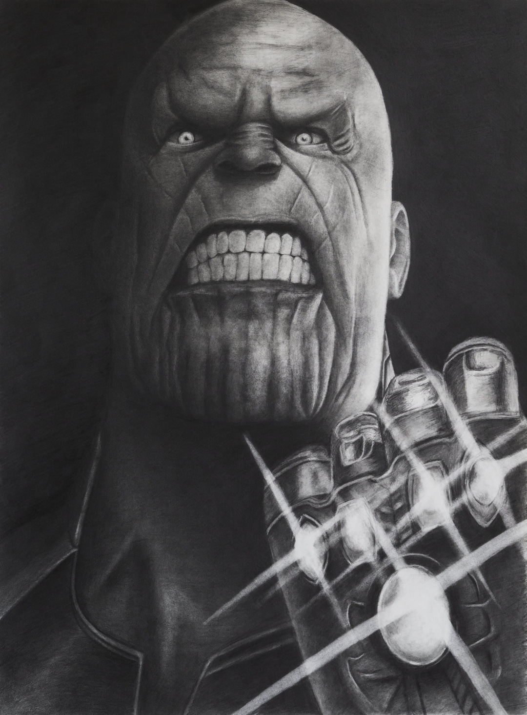 Thanos. Art Print of Original Graphite Drawing. - Etsy