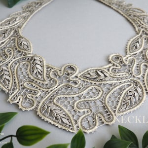Bobbin Lace Pattern / Necklace - Rainforest / Lacemaking Jewellery DIY ...
