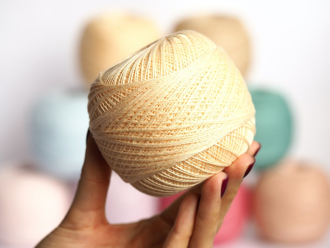 Luxurious Feel Crochet Cotton Size 20 / 830m Tatting Thread / MUZA ...