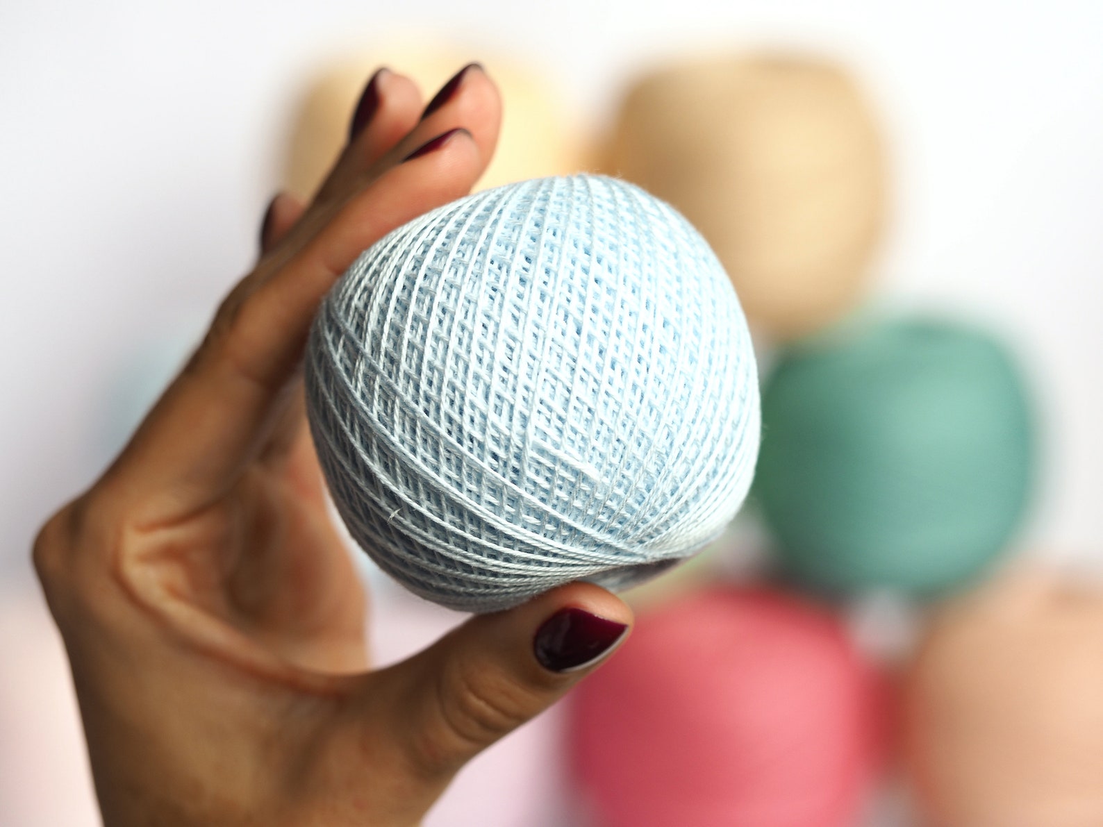 KAJA Cotton Crochet Thread Size 15 Soft and Supple Solid and Gradient ...