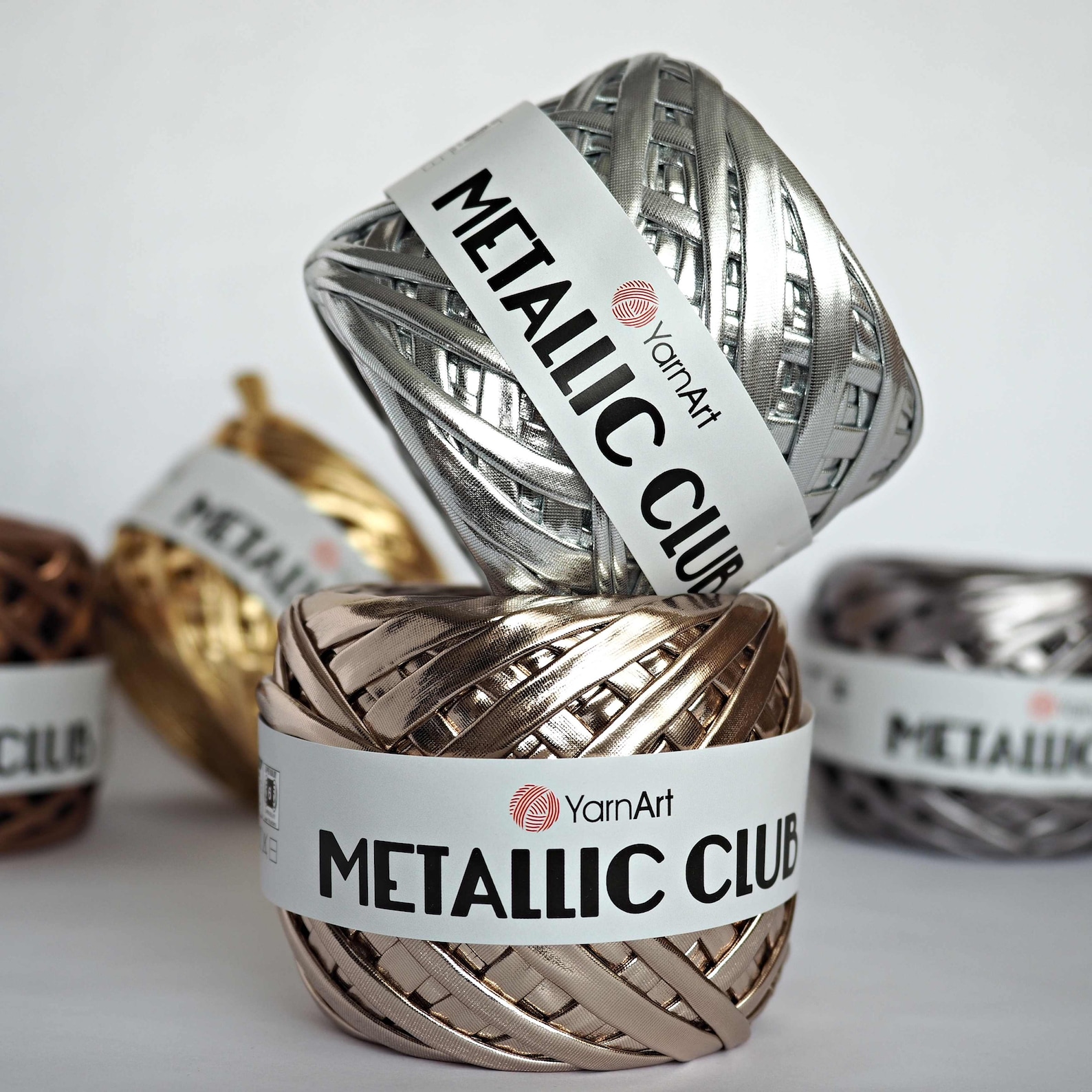 Metallic Club Knitting and Crochet Yarn, Super Bulky 180g, Yartart ...