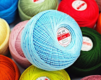 Crochet Thread Size 5 | Etsy