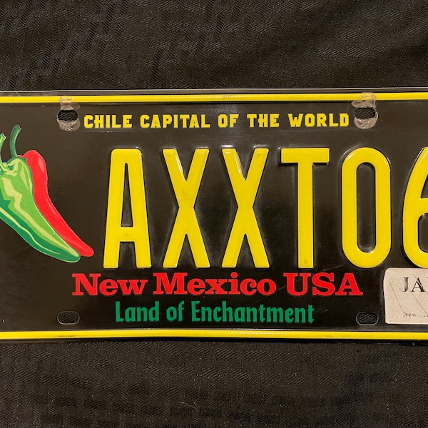 New Mexico Chili License Plate - Etsy