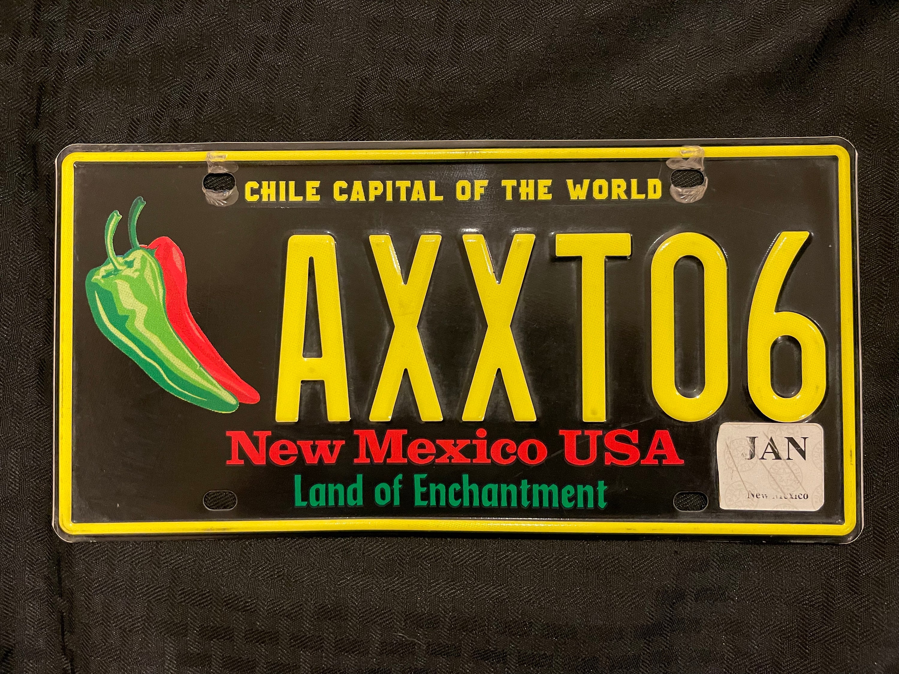 New Mexico Chile Pepper License Plate - Etsy