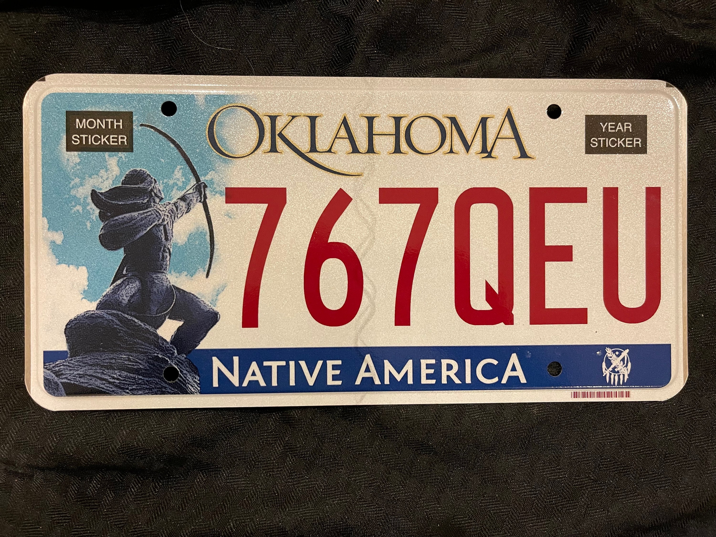 Oklahoma Native America License Plate New Old Stock - Etsy