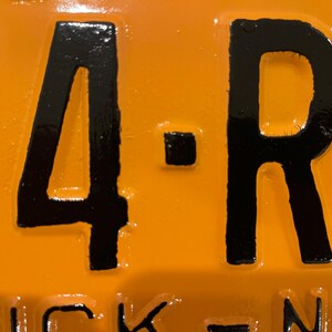 Restored 1966 North Carolina Farm Truck License Plate - Etsy