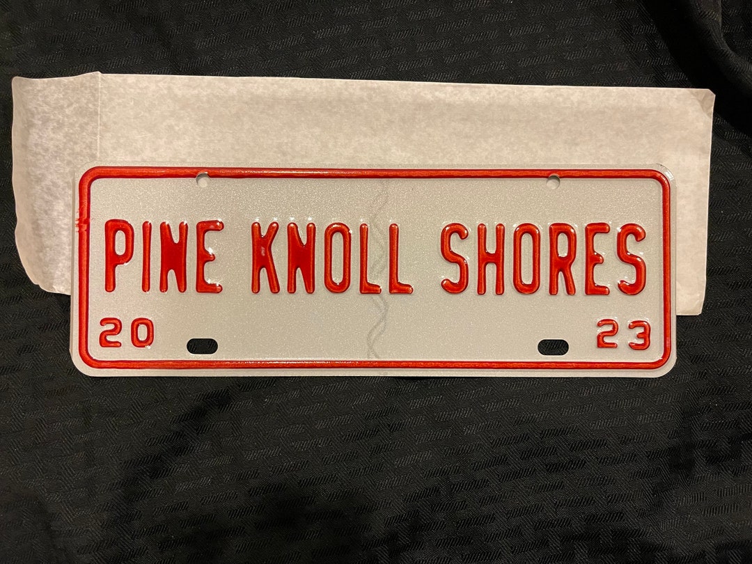2023 NC North Carolina Pine Knolls Shore License Plate - Etsy