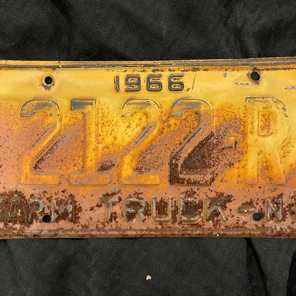 1966 License Plates - Etsy