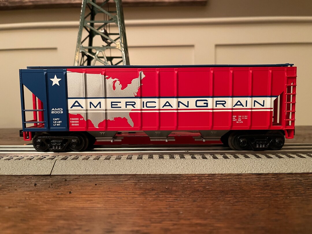 American Grain MTH O Gauge Railking Ps-2 Discharge Hopper Car - Etsy