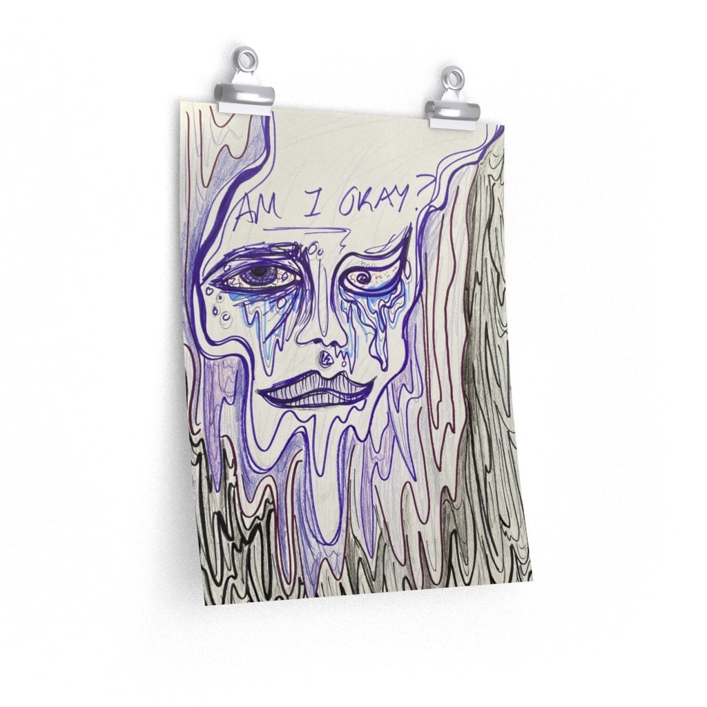 Am I Okay Poster | Etsy