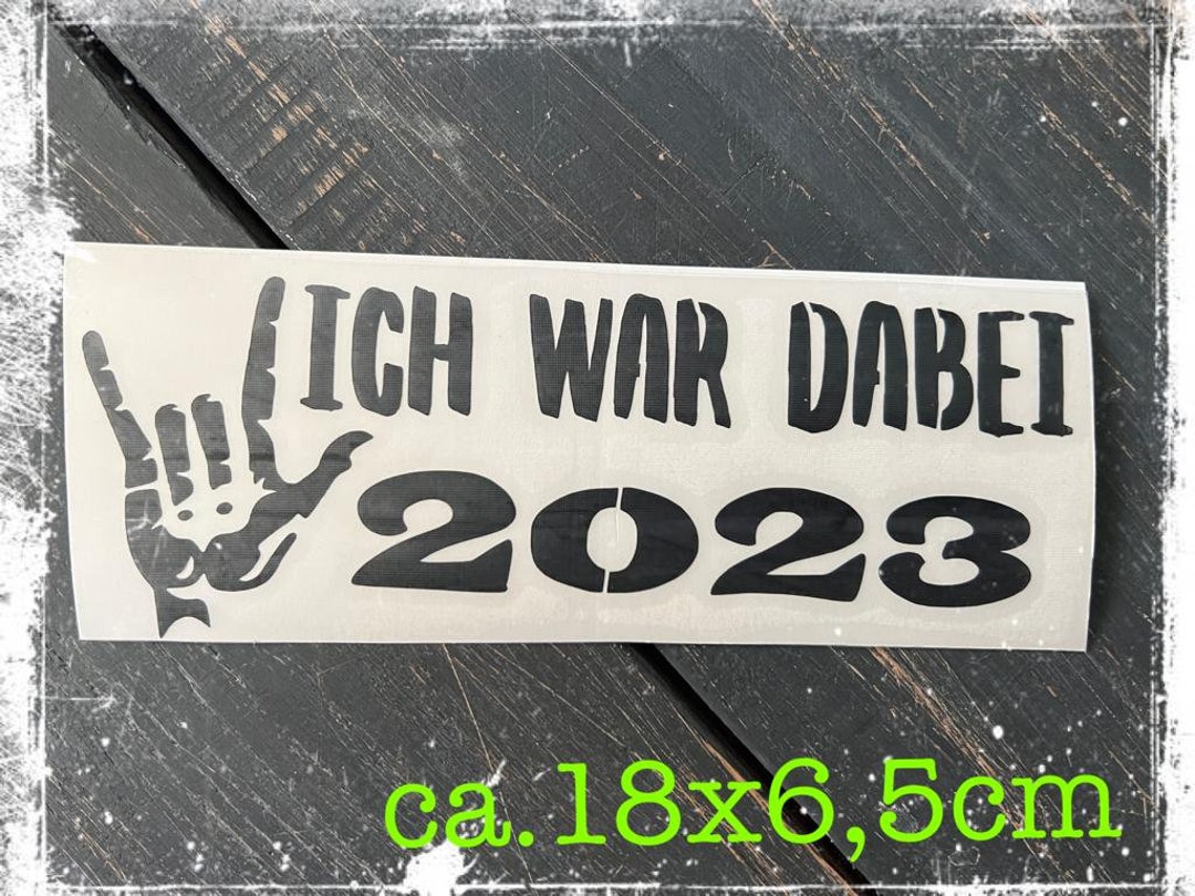 I Was There 2023 Car Sticker / Decal / Window / Window Tattoo - Etsy