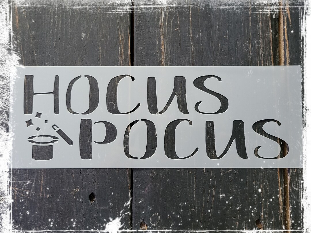 Hocus Pocus Stencil - Etsy