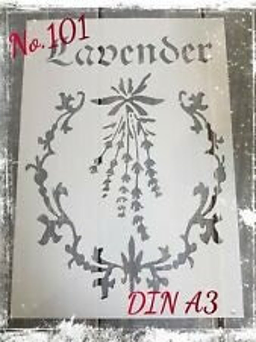 Lavender Stencil 101 - Etsy