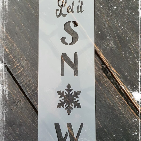 Schnee spray schablone - Etsy.de