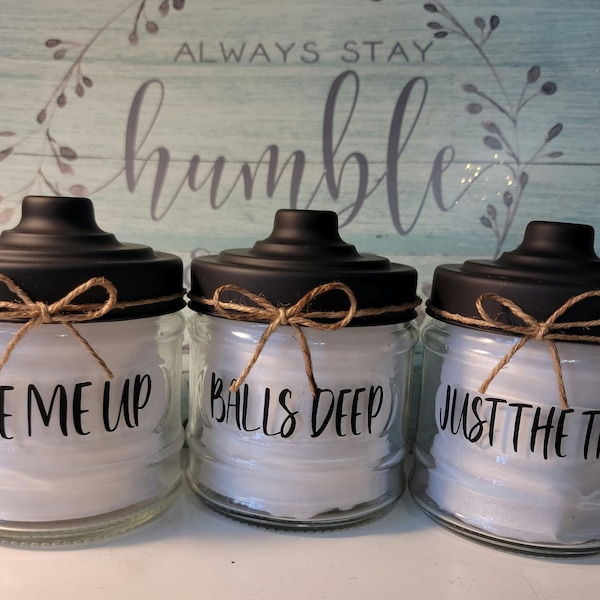 Funny Bathroom Jars - Etsy