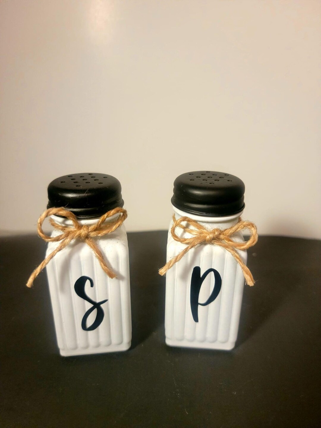 Rustic Charm Salt and Pepper Shakers - Etsy