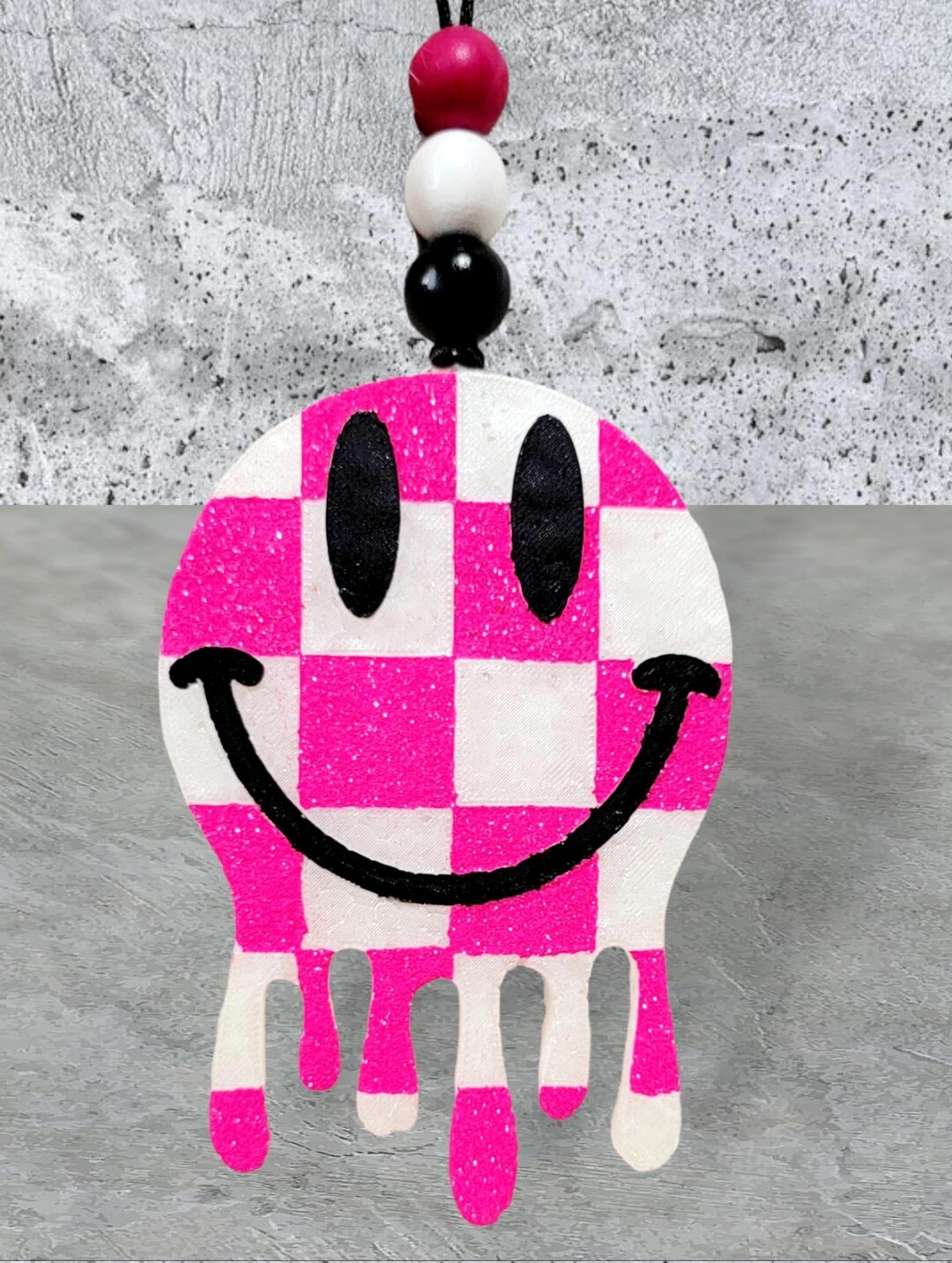 CHECKERED SMILEY FRESHIE - Etsy