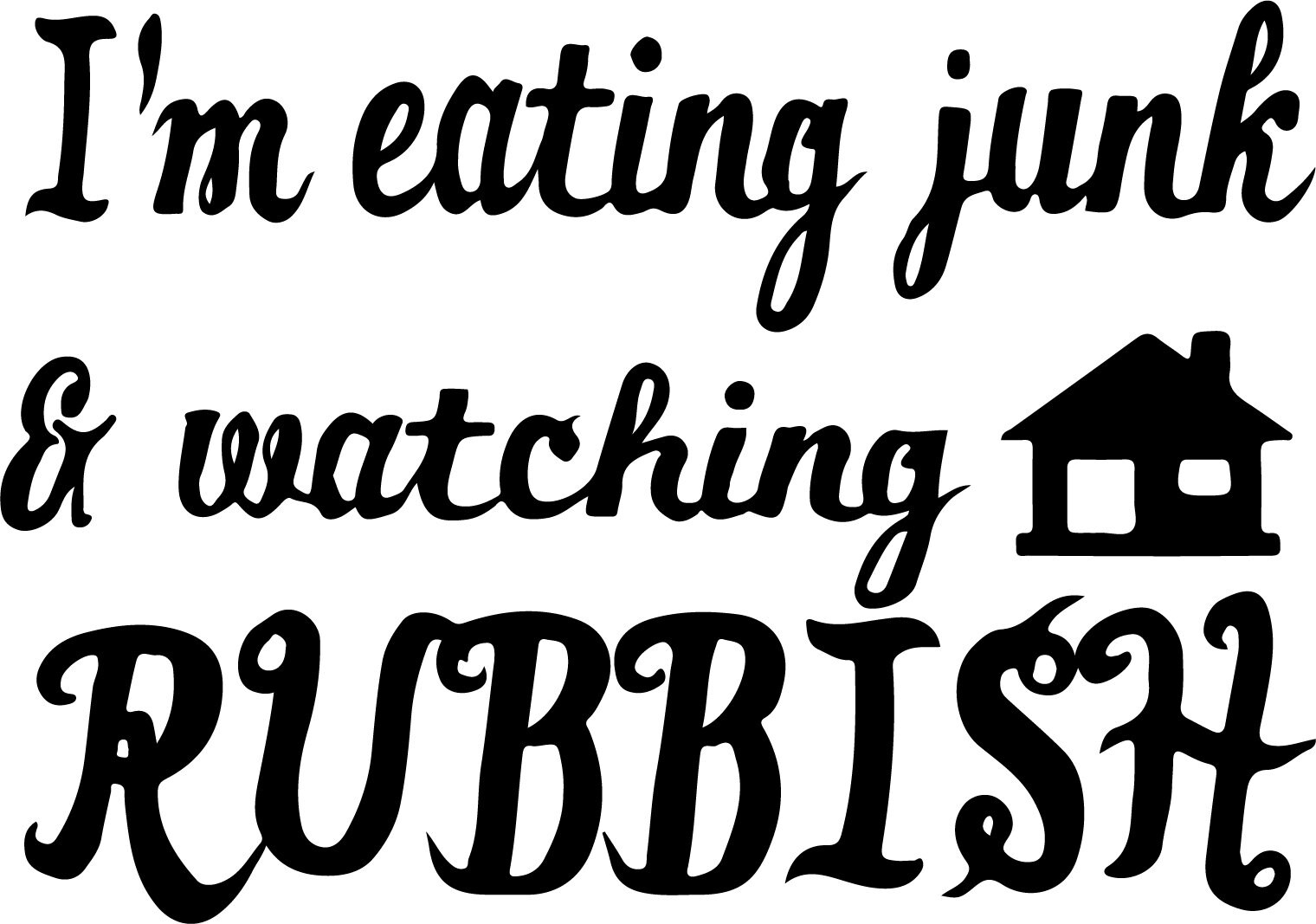 Eating Junk and Watching Rubbish SVG, PNG Holiday Cut File, Home Alone ...