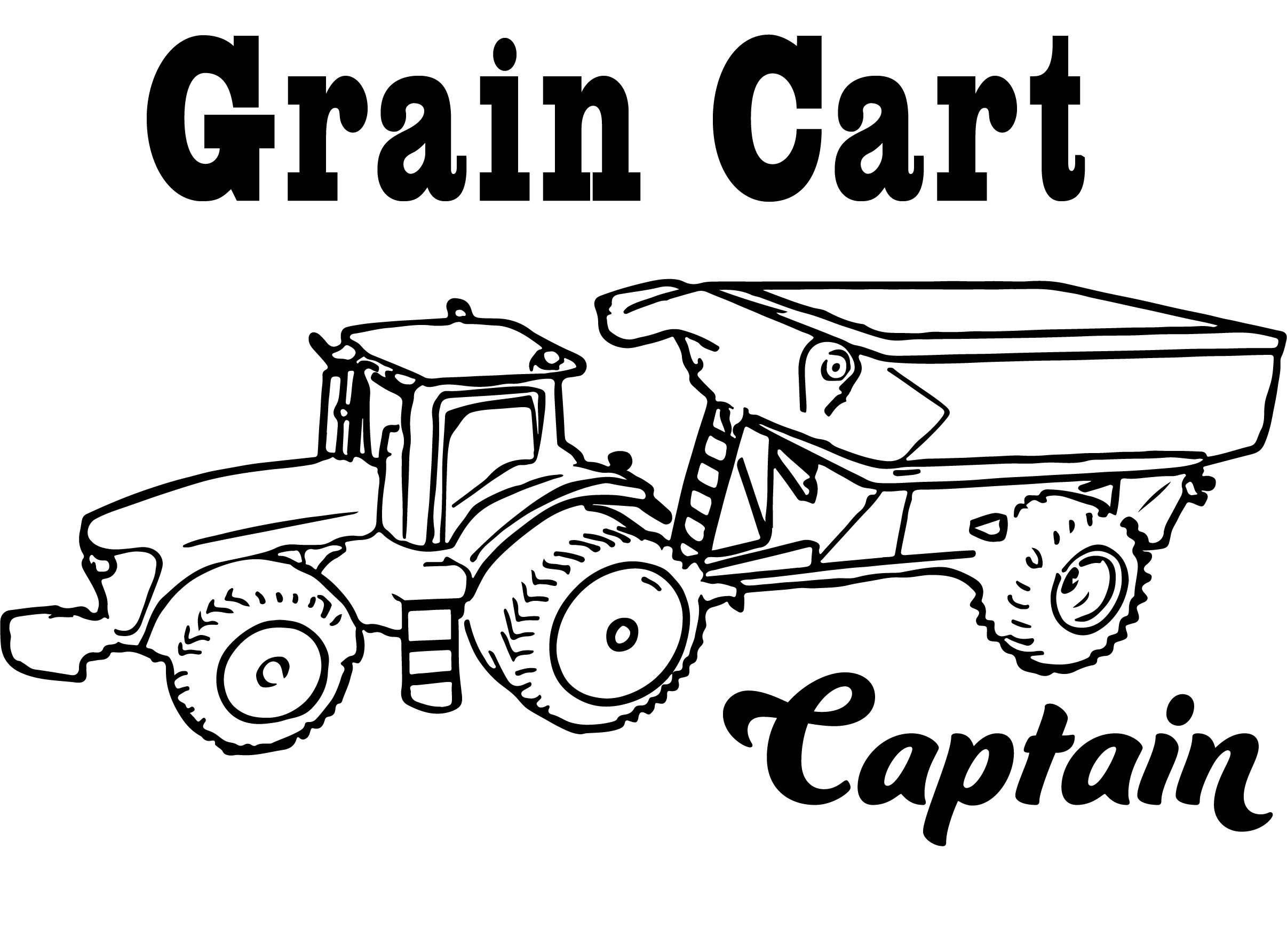 Grain Cart Captain SVG, Farm Wife, Farmer Clipart, Country Girl Stencil ...