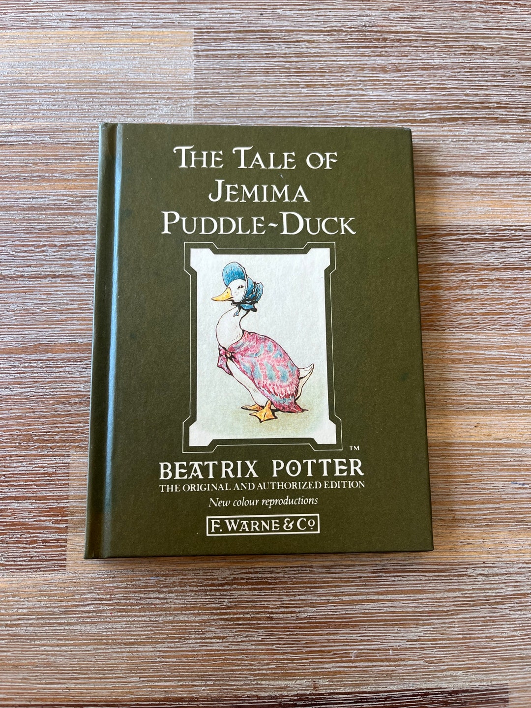 1989 Jemima Puddle Duck by Beatrix Potter - Etsy