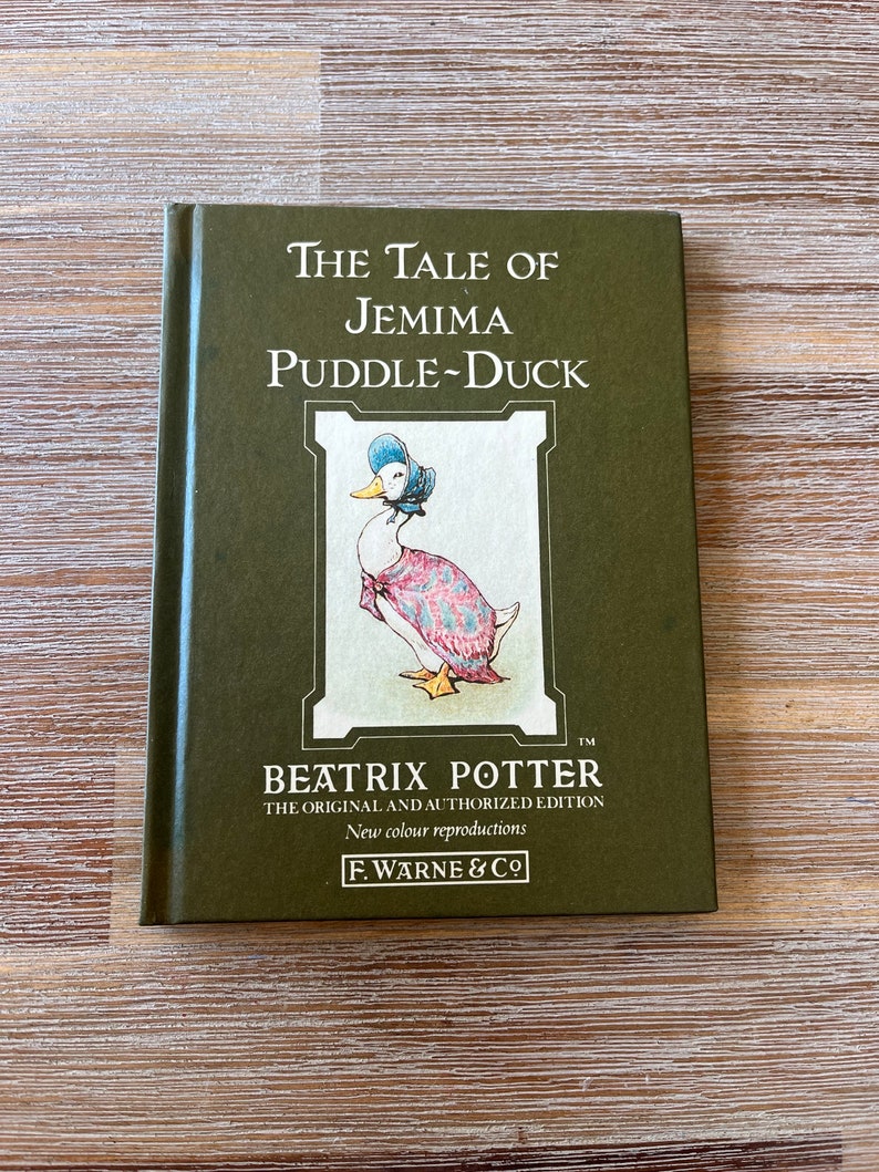 1989 Jemima Puddle Duck by Beatrix Potter - Etsy