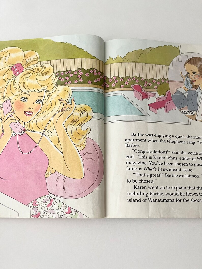 1992 Barbie the Big Splash A Golden Book SPLASH by Barbara Slate ...