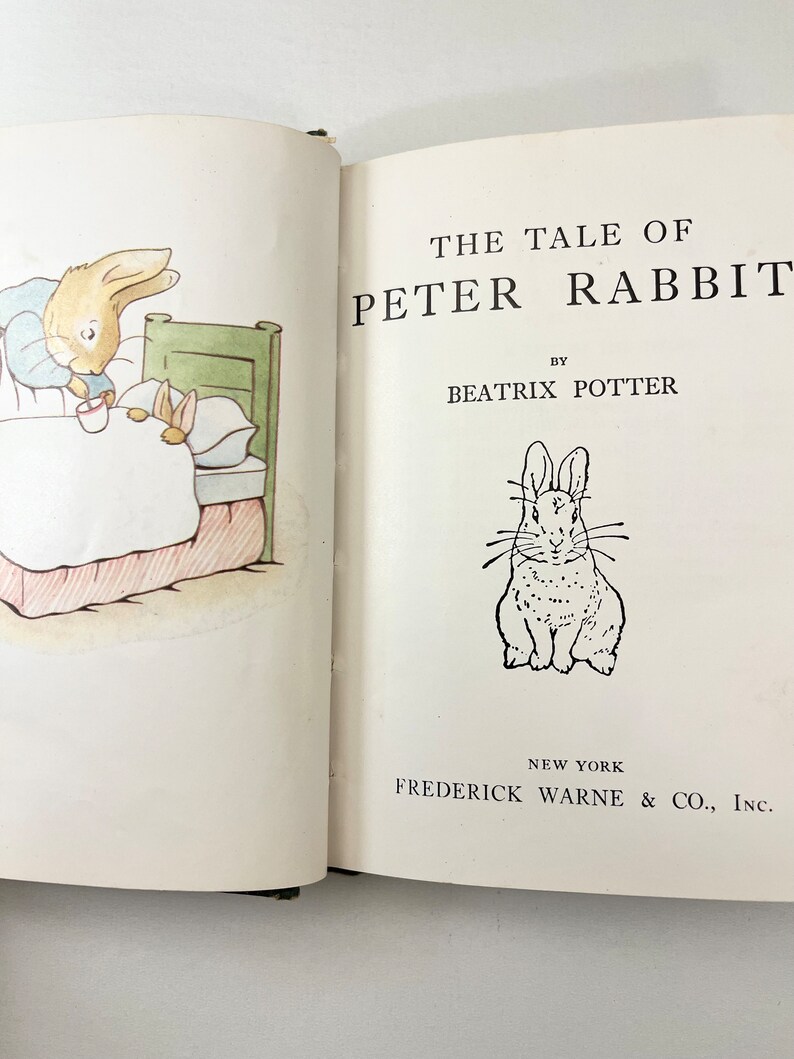 1902 the Tale of Peter Rabbit by Beatrix Potter F WARNE & CO - Etsy
